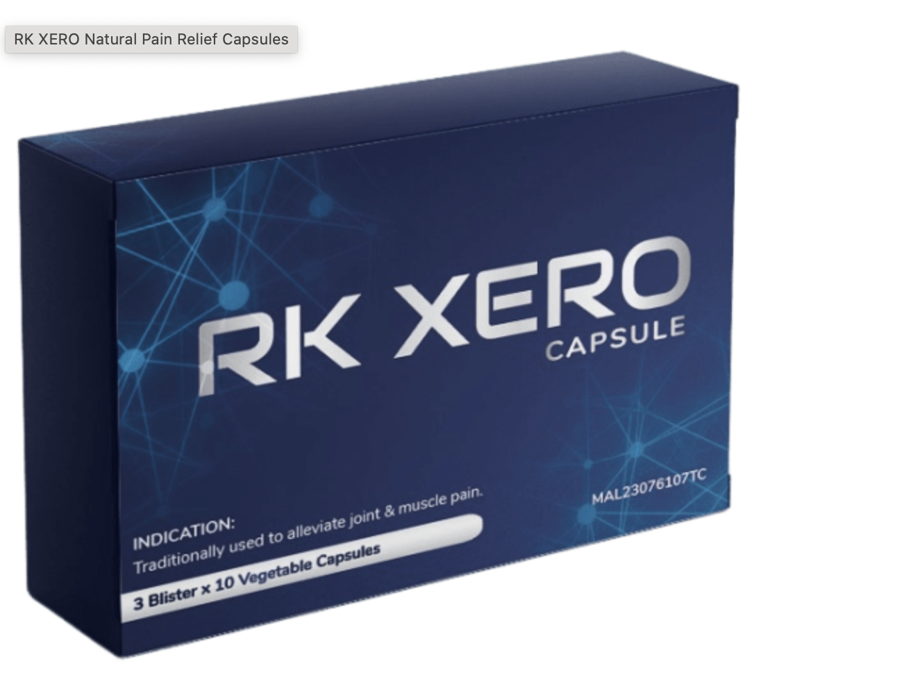 RK Xero 30 Capsules 12345 | Your Online Pharmacy | New Zealand